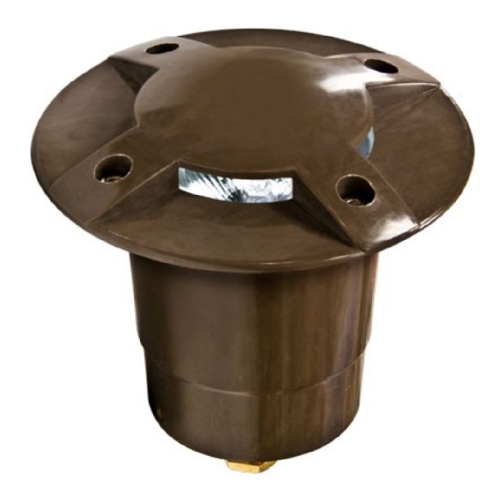 Dabmar 5W LED Circular In-Ground Well Light, 12V, 2-pin, 27K, Bronze ...