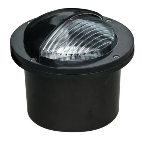 Dabmar 4W LED In-Ground Well Light w/ Eyelid, 12V, Screw, 64K, Black ...