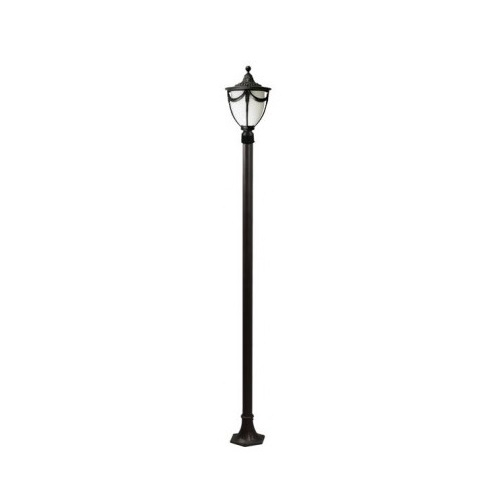 Dabmar 8-ft 9W LED Rachel Lamp Post, Single-Head, A19, GU24, 120V ...