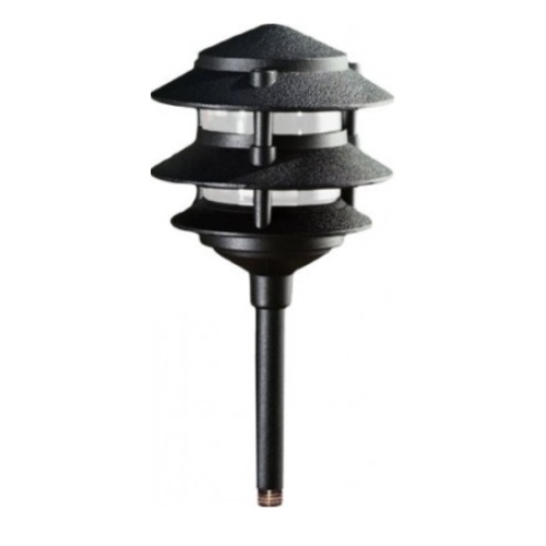 Dabmar Three-Tier Pagoda Path & Walkway Light w/o Bulb, Bi-Pin Base ...