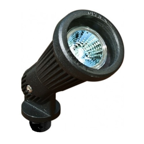 Dabmar 3W LED Aluminum Directional Spot Light, MR16, 12V, 6500K, Black ...