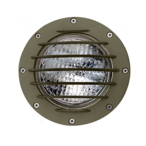 Dabmar 9W LED Round Adj In-Ground Well Light w/ Grill, PAR36, 12V ...