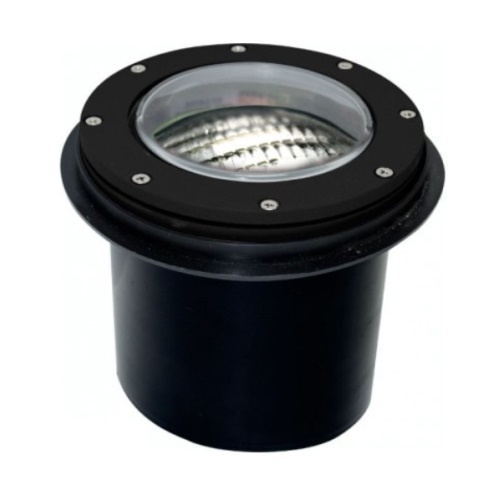 Dabmar 6W LED 4.8-in Round Adj In-Ground Well Light, PAR36, 12V, 6400K ...