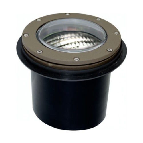 Dabmar 9W LED 4.8-in Round Adj In-Ground Well Light, PAR36, 12V, 6400K ...