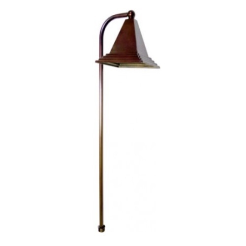 Dabmar 3W LED Brass Open Lamp Path & Walkway Light, 12V, Amber Lamp ...