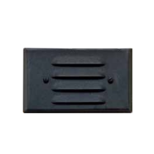 Dabmar Recessed Louvered Down Step Light w/o Bulb, Bayonet, 12V, Black ...