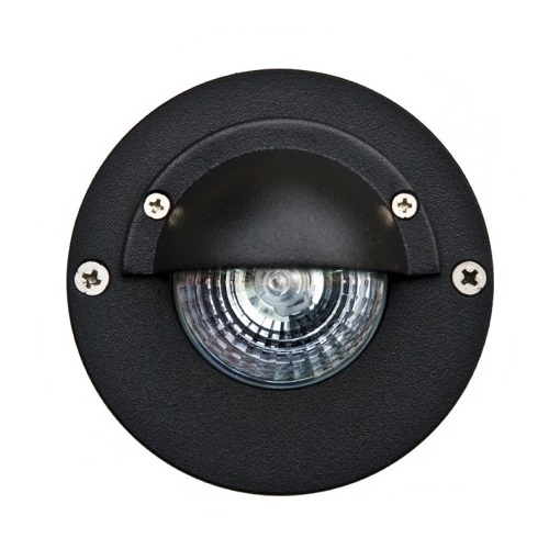 Dabmar 5W LED In-Ground Well Light w/ Eyelid, 12V, 6500K, Black (Dabmar ...