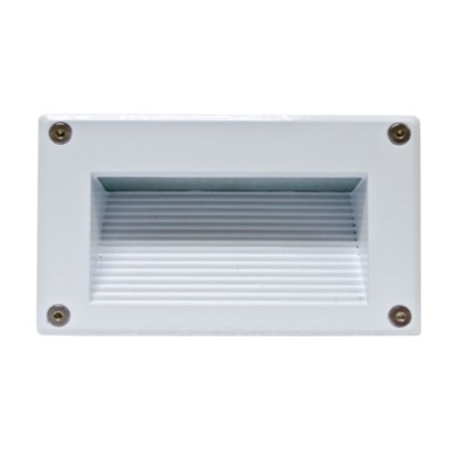 Dabmar 32.4W LED Board Recessed Concrete Mount Step Light, 12V, 6400K ...
