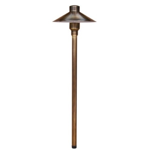 Dabmar 3W LED Large Top Path & Walkway Light w/ 1.5-in NPT, Amber Lamp ...