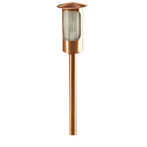 Dabmar 2.5W LED Bollard Light, Flat Top, 12V, 3000K, Copper (Dabmar LV ...