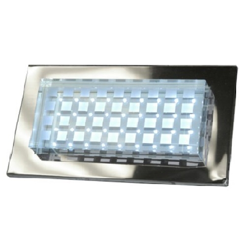 Dabmar 5W LED Step Light, Crystal Board, 12V, 36 LEDs, Red (Dabmar LV ...