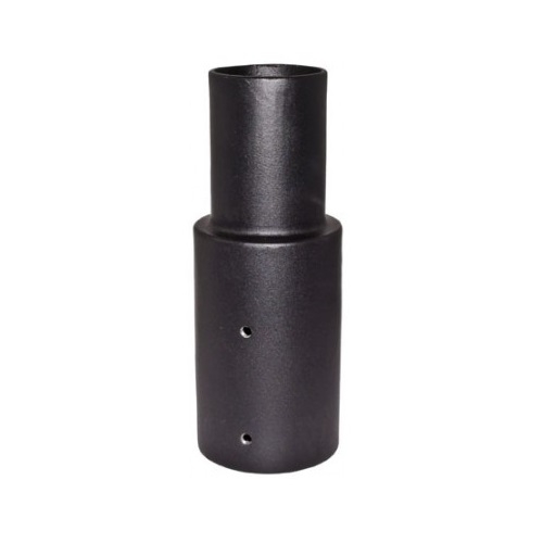 Dabmar Steel Round Post Top Slip Fitter Bracket for 3.5-in Post, Black ...