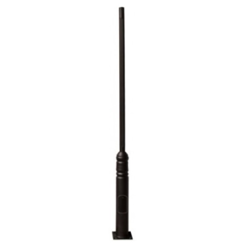 Dabmar 10-ft Steel Fluted Surface Mount Pole, Verde Green (Dabmar PT ...