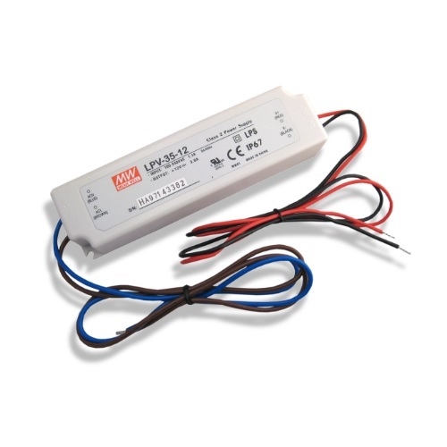 Diode LED 35W Constant Voltage LED Driver W/Junction Box, 24V, Class 2 ...