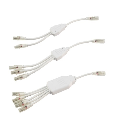 Diode LED 23/64-in LED Splitter Plug, Wet Location, 3-Way, White (Diode ...