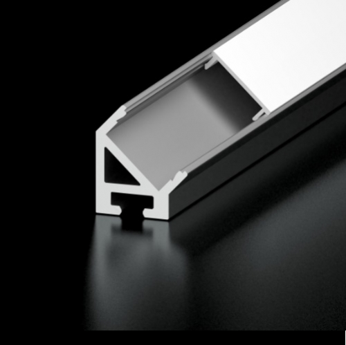 Diode LED 8-ft Channel Bundle w/ Premium Diffusion Lens, 45°, Black ...