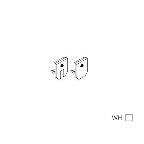 Diode LED Premium Diffusion Square End Cover Caps, White (Diode LED DI ...