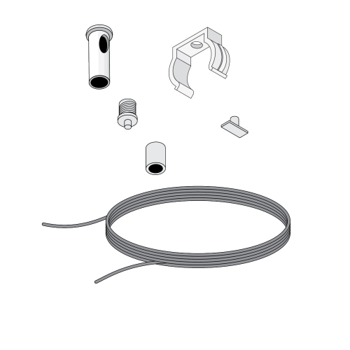 Diode LED Hanging Hardware for Tube 360 Linaire Flex (Diode LED DI-LIN ...