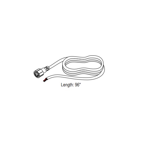 Diode LED 8-ft Neon Blaze Male Connector, 16 AWG (Diode LED DI-NB-96M ...