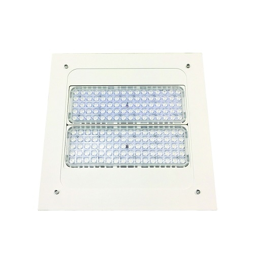 Diode LED 16-In 100W Recessed Canopy Light, Wide, 14300 lm, 120V-277V ...