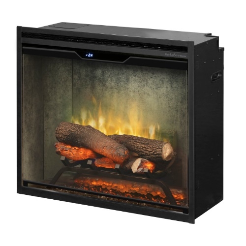 Dimplex 24-in 1500W Revillusion Electric Firebox, 120V, Weathered Gray ...