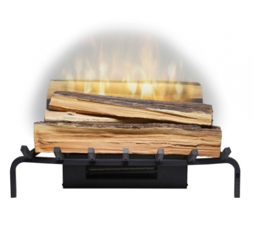 Dimplex 25-in 1500W LED Plug-In Electric Log Set, Fresh Cut Logs ...