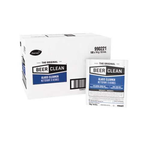 SC Johnson 1/2 oz Pouch Beer Clean Unscented Powder Glass Cleaner (SC ...