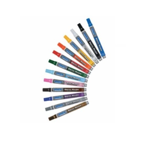 Dykem Brite-Mark Acrylic Paint Markers w/Medium Tip, Blue (Dykem 84001 ...