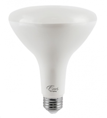 Euri Lighting 11W LED BR40 Lamp, E26, Dimmable, 1000 lm, 120V, 90 CRI ...