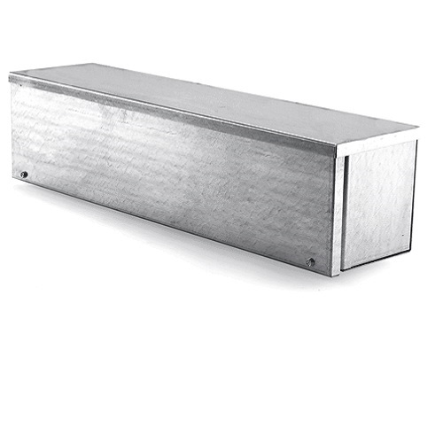 E-Box 24 x 10-in Wiring Trough, NEMA 3R, Rainproof, Steel, Painted (E ...