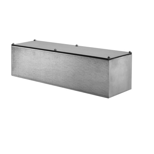 E-Box 24 x 12-in Gasketed Screw Cover Wiring Trough, NEMA 3 & 12, Steel ...