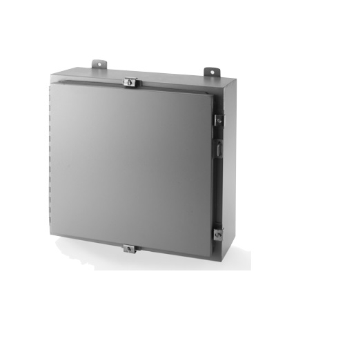 E-Box 8 x 24-in Enclosure w/ 3-Point Latch, NEMA 4, Galvanized Steel (E ...