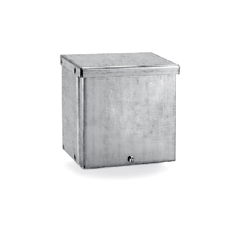 E-Box 6 x 4-in Screw Cover Box, Rainproof, NEMA 3R, Galvanized Steel (E ...