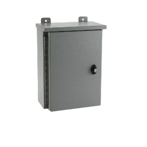 E-Box 4x1 Double Door Hinged Cover Enclosure, Keylocking Wing Knob ...
