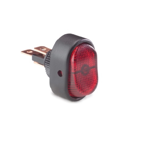 Calterm 30 Amp Illuminated Red Glow Rocker Switch (Calterm 40391 ...
