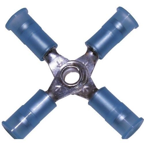 FTZ Industries 4-Way Butt Splice, 12-10 GA, Vinyl (FTZ Industries 45404 ...