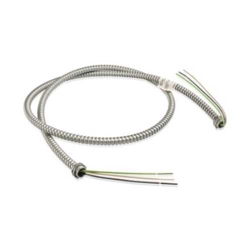 Bergen 6-ft Fixture Whip, 12 AWG, Snap-In Connector (Bergen BFW1256S ...