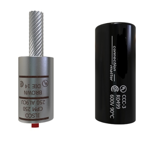 FTZ Industries Copper Compression Pigtail Adaptor, 600V, 250 kcmil ...