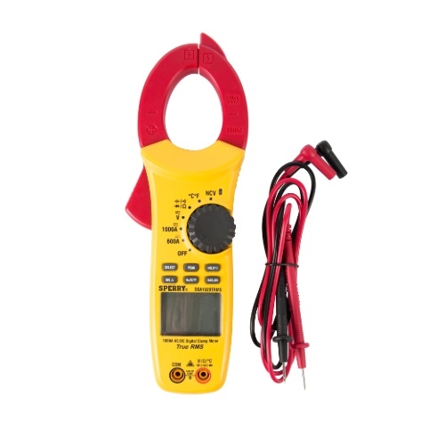 Sperry 1000 Amp TRMS Digital Clamp Meter, Auto Range (Sperry ...