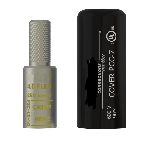 FTZ Industries Flex2Code Copper Pin Adaptor, 600V, 4/0 AWG (FTZ Industries F2C-4/0-4/0 ...