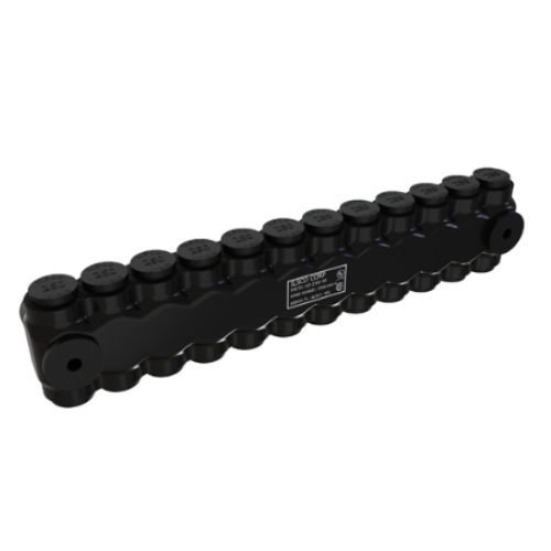 FTZ Industries Insulated Multi-Tap Connector, 11 Ports, 350-6 kcmil ...