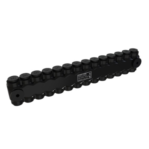 FTZ Industries Insulated Multi-Tap Connector, 12 Ports, 350-6 kcmil ...