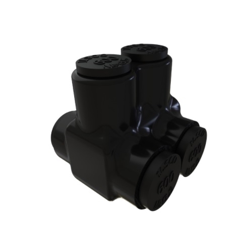 FTZ Industries Insulated Multi-Tap Connector, Dual Sided, 2 Ports, 500 ...