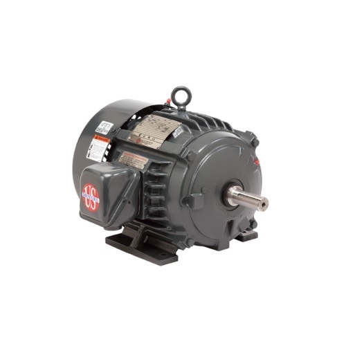 US Motors 11200W TEFC Hostile Duty Motor, 254T, 3545 RPM, 15 HP, 208V ...
