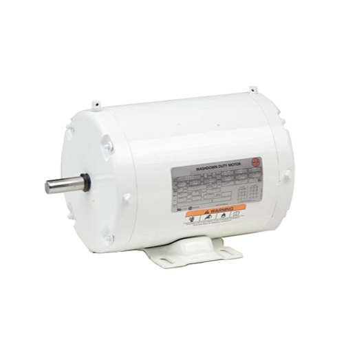 US Motors Painted Washdown Motor, 1725 RPM, 1/2 HP, 3 Ph, 208V-230V ...