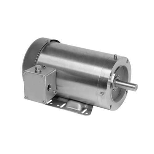 US Motors Stainless Steel Washdown Motor, 3515 RPM, 10 HP, 3 Ph, 208V ...