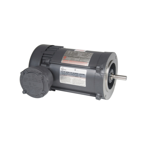 US Motors Hazardous Location Motor, 56CFRME, 3540RPM, 3/4HP, 3Ph, 208V ...