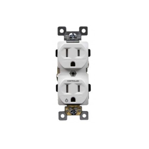 Enerlites 15 Amp Tamper Resistant Half Controlled Duplex Receptacle ...