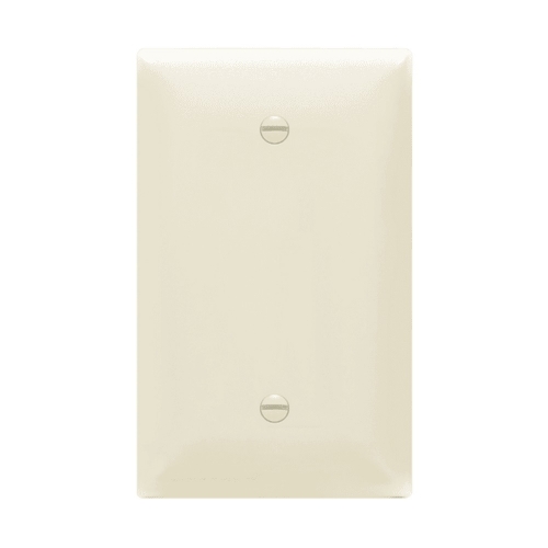 Enerlites 1-Gang Over-Size Wall Plate, Blank, Light Almond (Enerlites ...