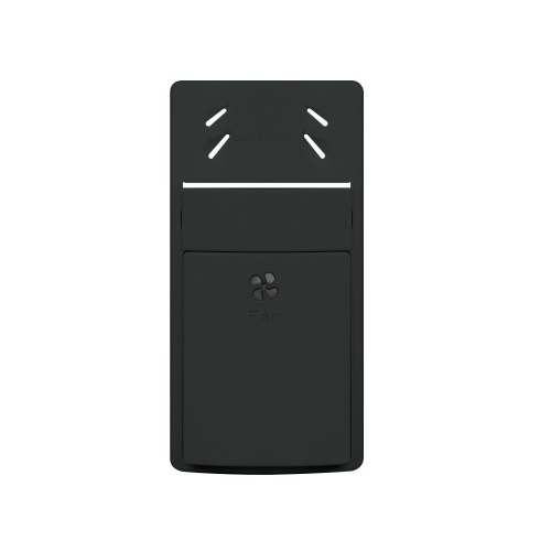 Enerlites Wall Switch Cover for Humidity Sensor, Black (Enerlites DWHS ...